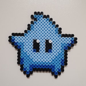 SUPER MARIO Luma Star Made of Fuse Beads - Etsy