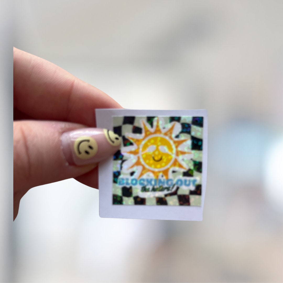 Blocking Out the Haters Sticker - Etsy