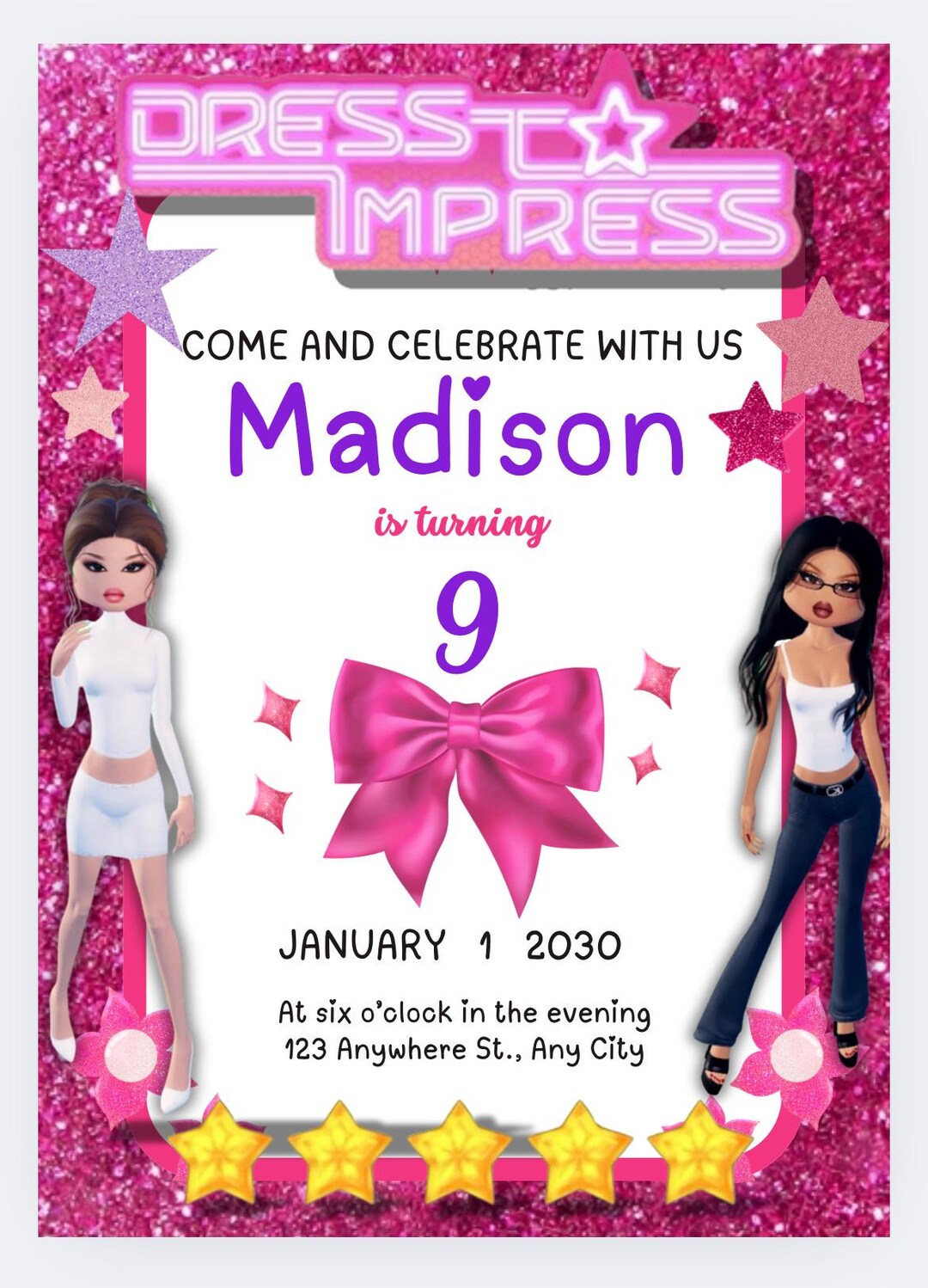 DTI BIRTHDAY INVITATION! - Etsy