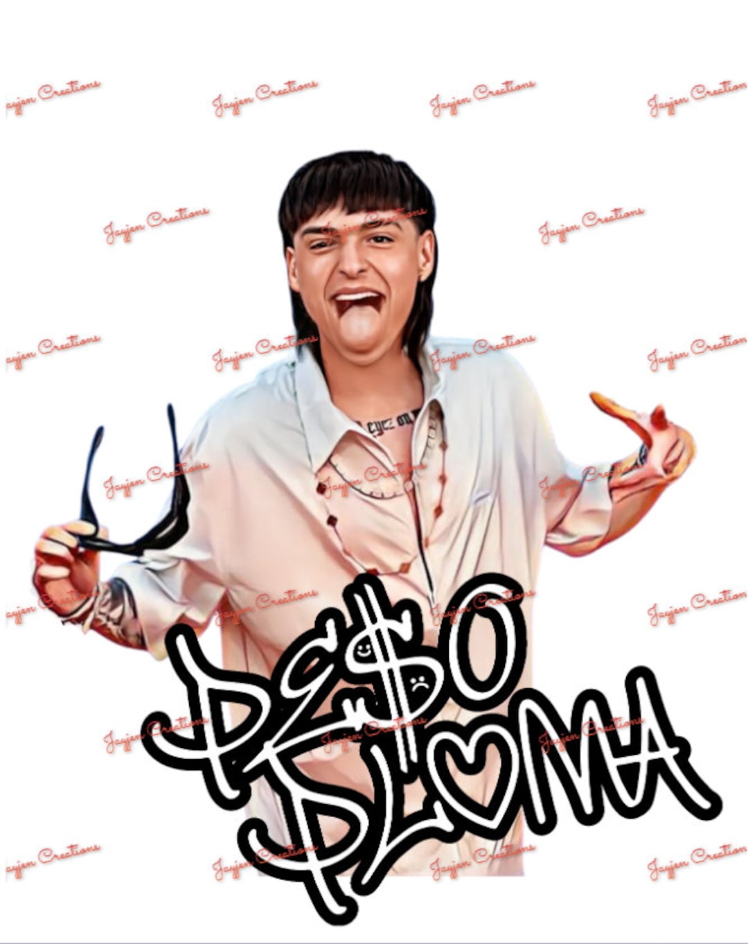 Peso Pluma Png | Peso Pulma | Peso Pluma Tumbler Wrap| Peso Pluma ...