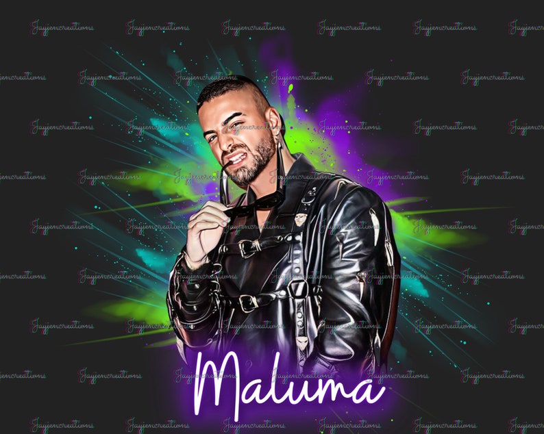 Handdrawn Maluma Png Maluma File Maluma PNG File - Etsy