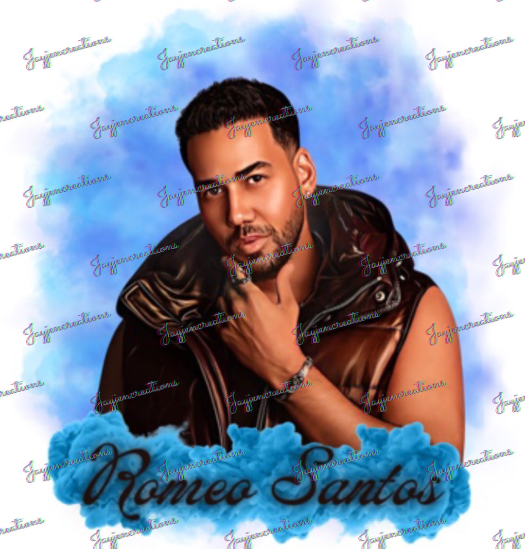 Romeo Santos Png File| Romeo Santos Sublimation - Etsy