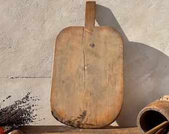 Antique Bread Board Charcuterie English Wood Hand Carved Cutting ...