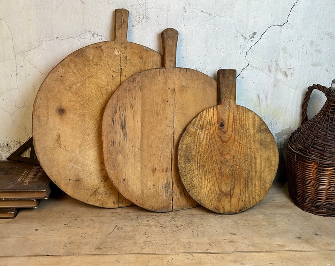 Vintage Cutting Board Set, Antique Primitive Charcuterie Board, Vintage ...