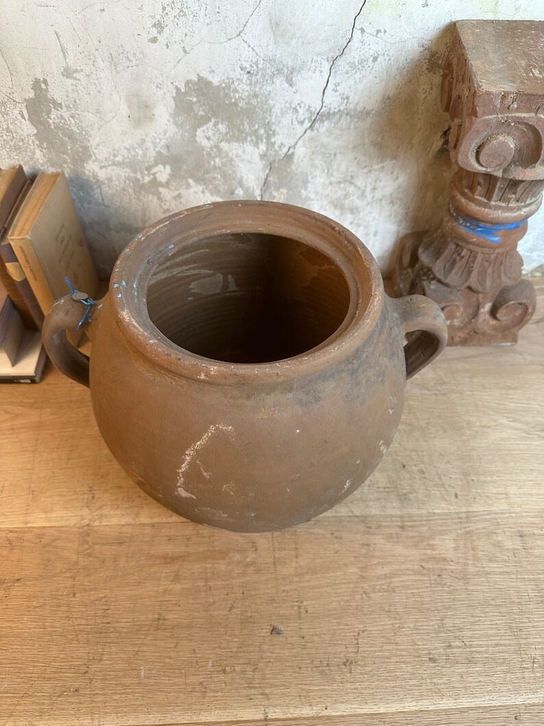 Natural Brown Clay Vessel Clay Pot Rustic Earthenware - Etsy