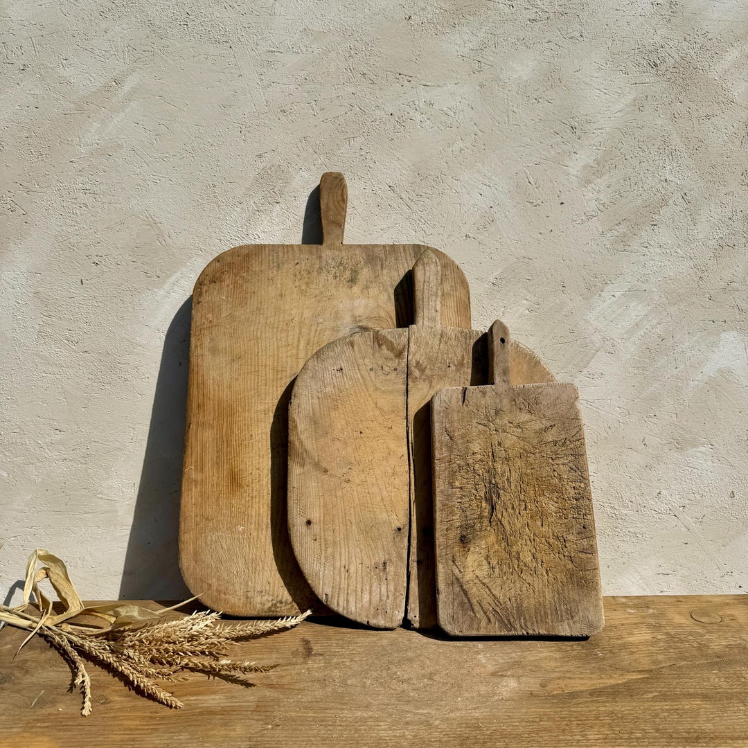 Vintage Cutting Board Set, Antique Primitive Charcuterie Board, Vintage ...