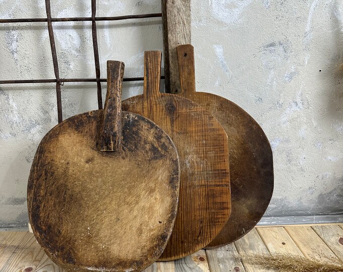 Vintage Cutting Board Set, Antique Primitive Charcuterie Board, Vintage ...