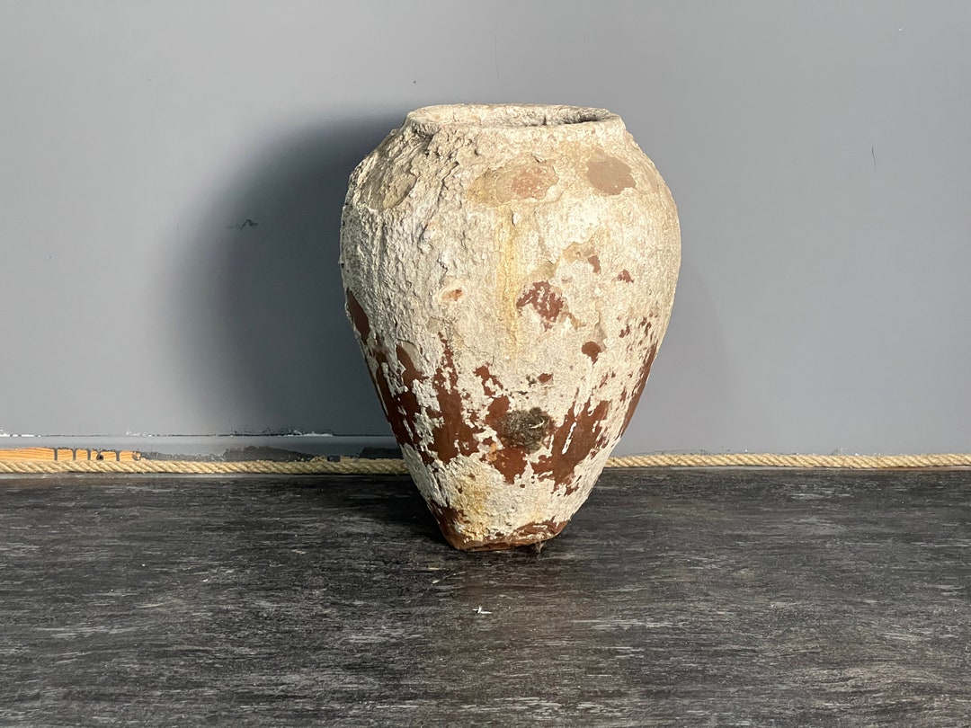 Wabi Sabi Vase Antique Turkish White Vase Middle Size - Etsy