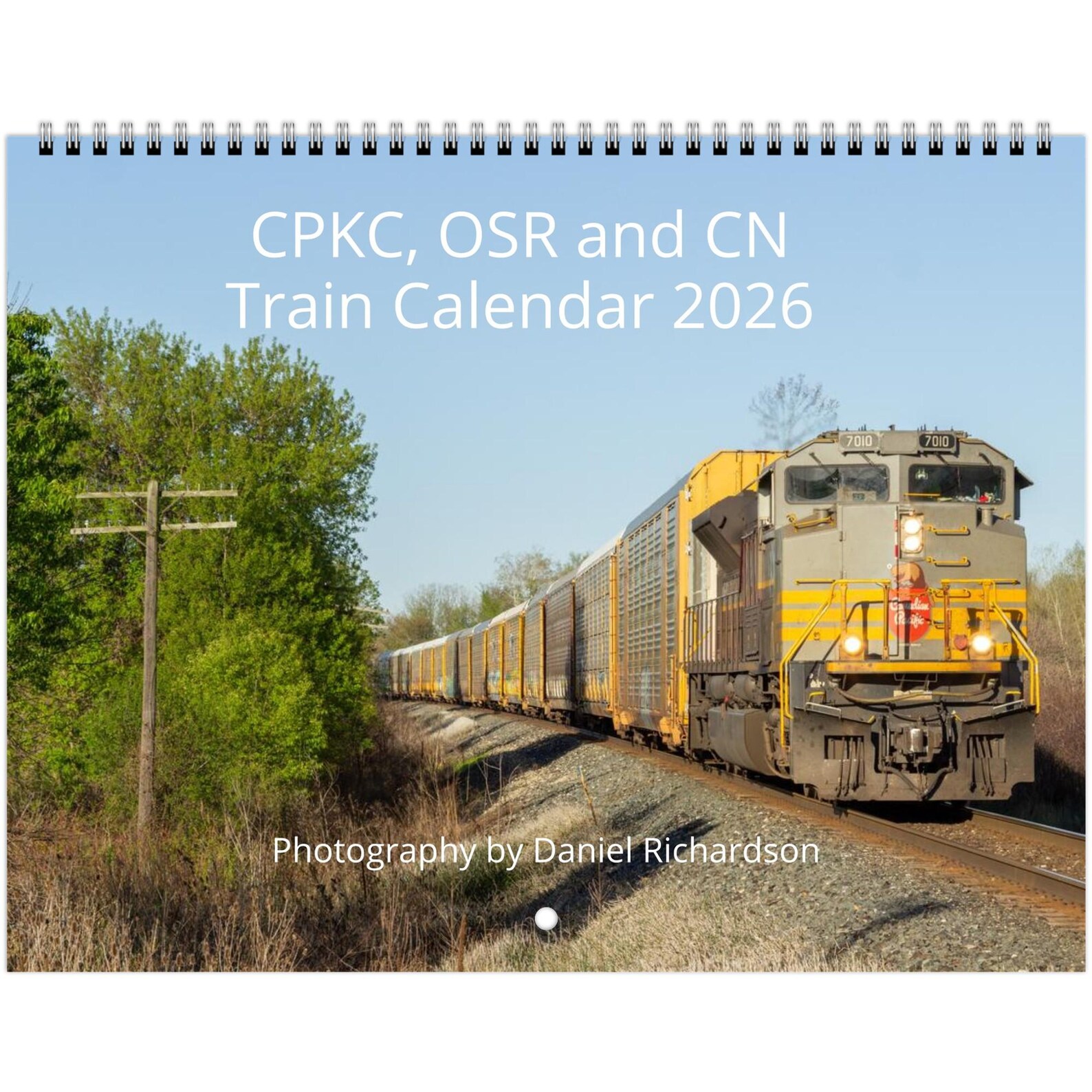 CPKC, OSR and CN Trains Wall Calendar January 2026 to December 2026 - Etsy