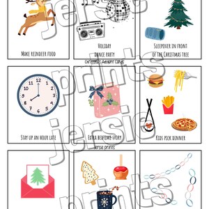 Advent Activity Cards Printable / Christmas Countdown / Kids Advent ...