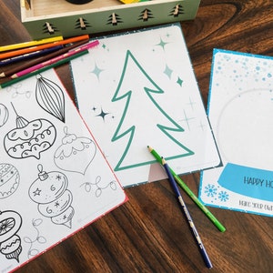 Christmas Activity Bundle / Kids Holiday Activities / Holiday Coloring ...