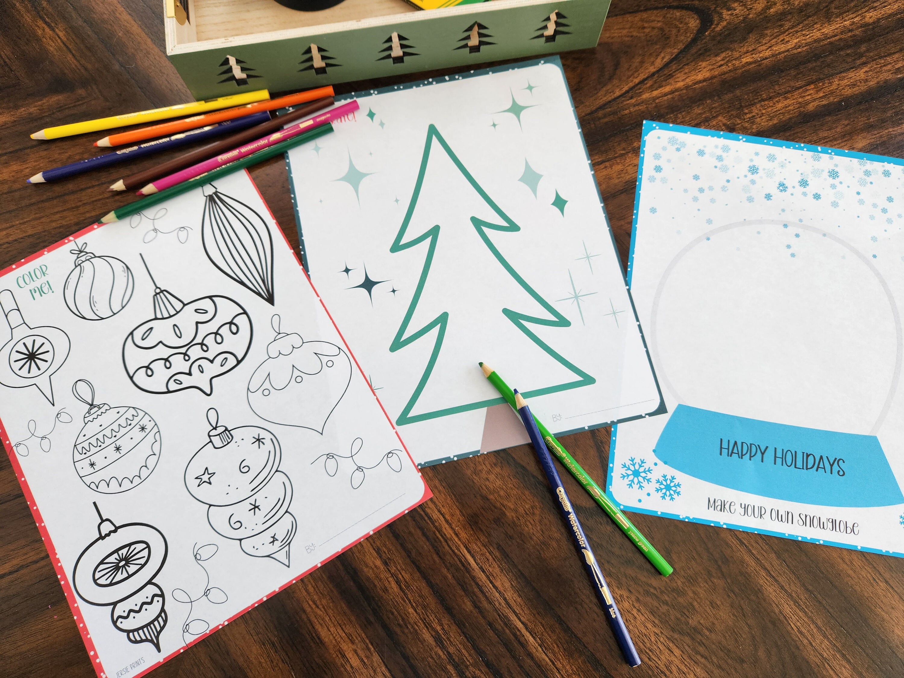 Christmas Activity Bundle / Kids Holiday Activities / Holiday Coloring ...