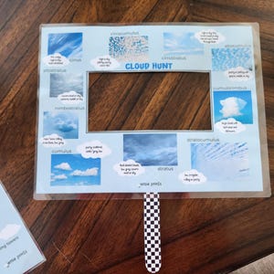 Cloud Hunt Printable / Cloud Finder / Classroom Activity / Outdoor Activity / Science Lesson ...