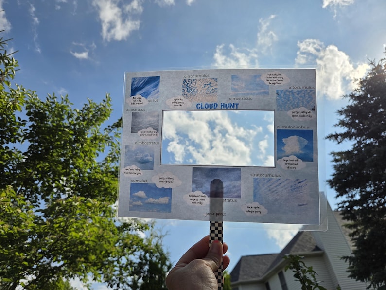 Cloud Hunt Printable / Cloud Finder / Classroom Activity / Outdoor ...