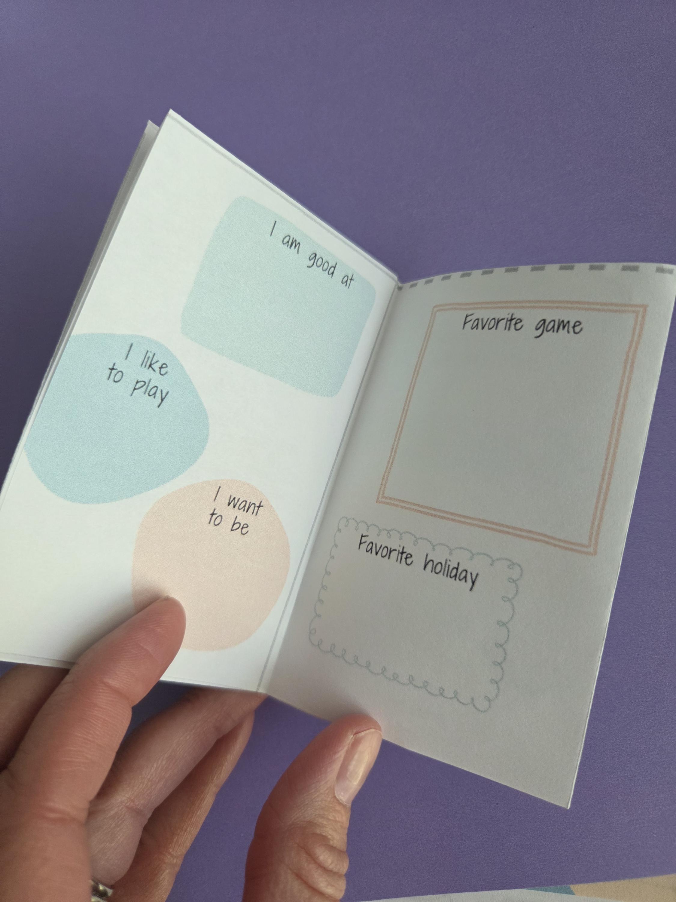 Mini All About Me Book Printable: Student Activity, Get to Know Me ...