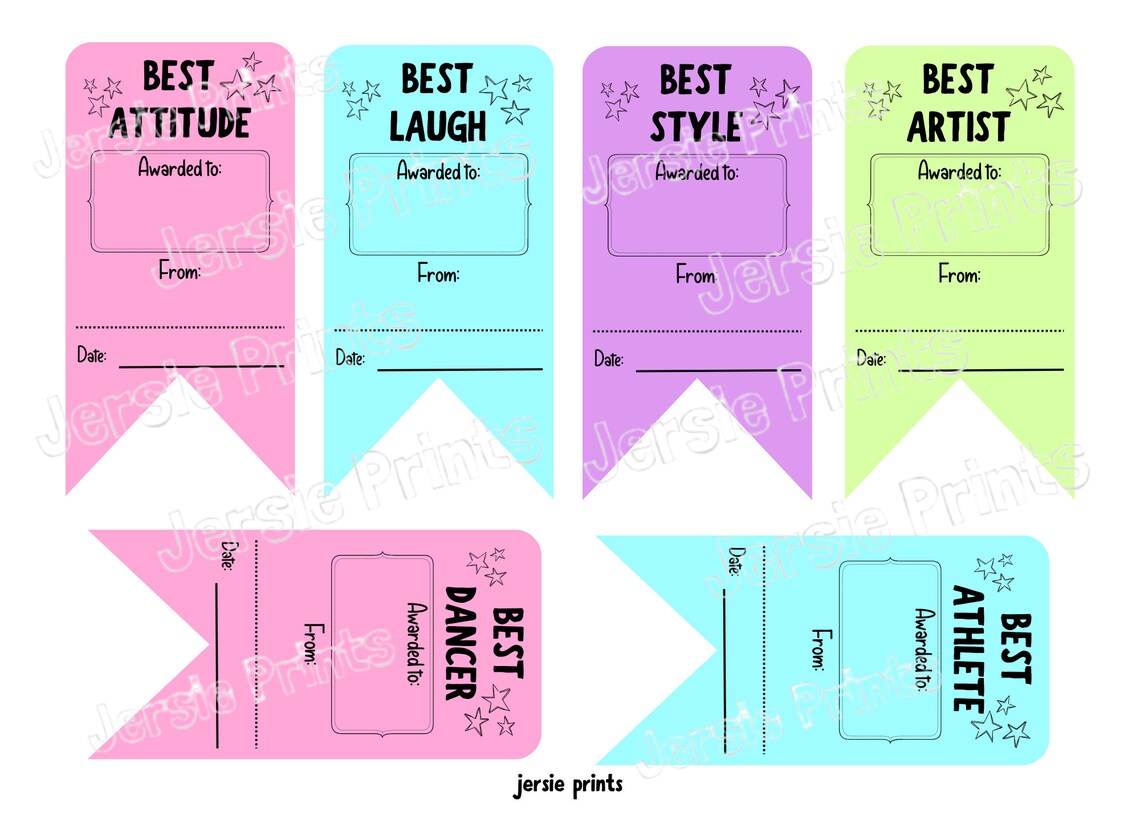 End of Year Awards / Student Awards / Reward Ribbons / End of the ...