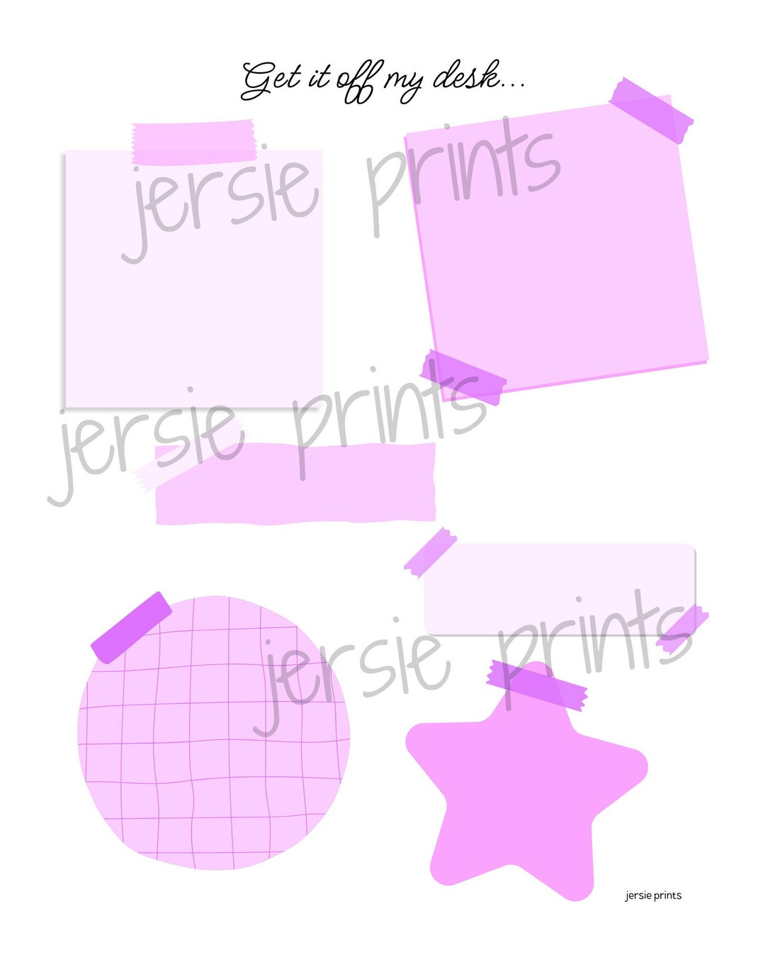 Printable Desk Notes: Assorted Styles, Swiftie Inspired (digital File ...