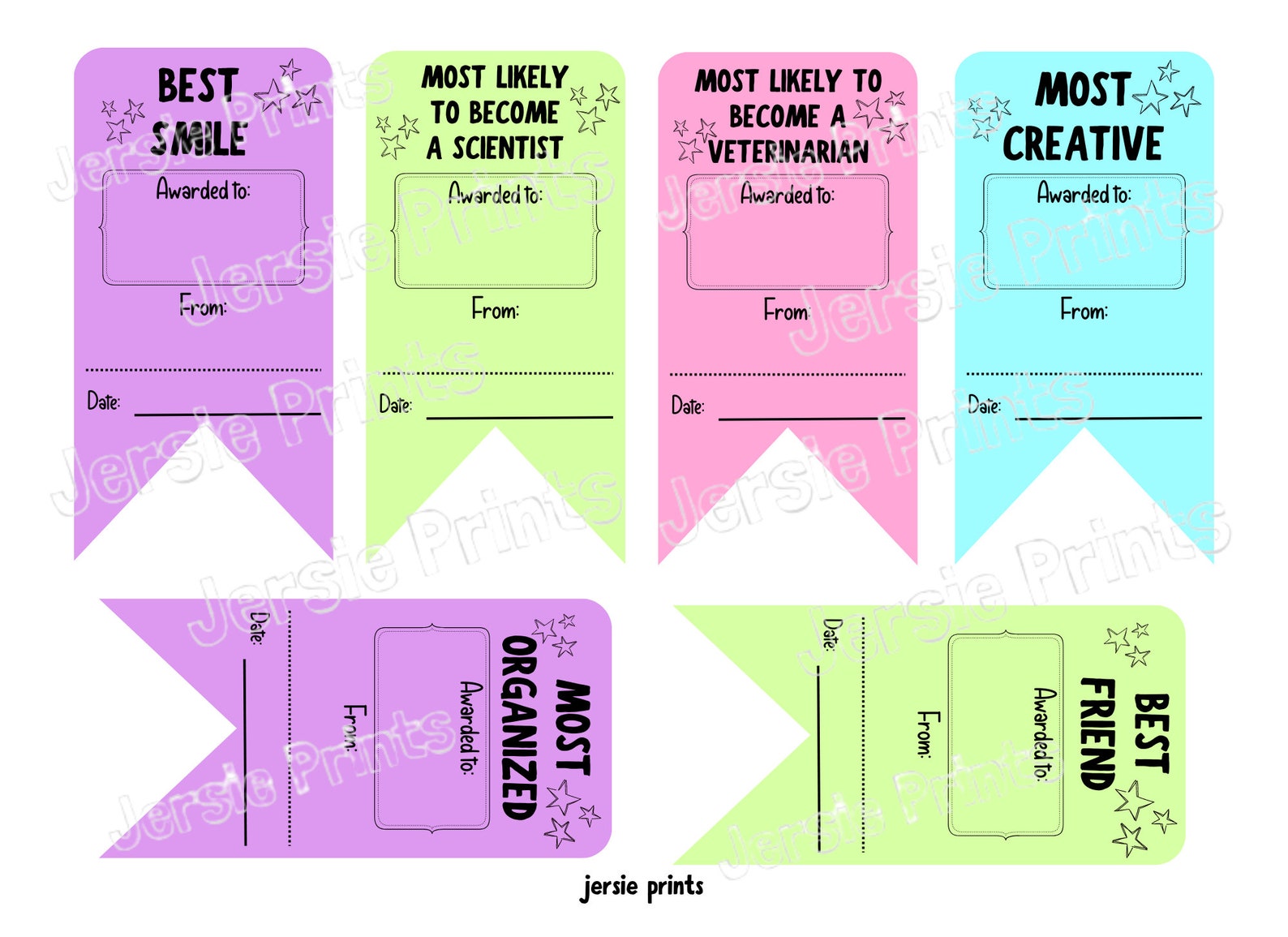 End of Year Awards / Student Awards / Reward Ribbons / End of the ...