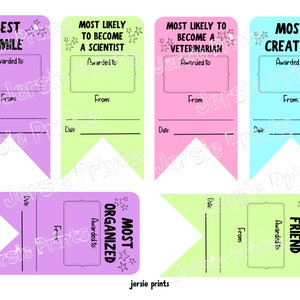 End of Year Awards / Student Awards / Reward Ribbons / End of the ...