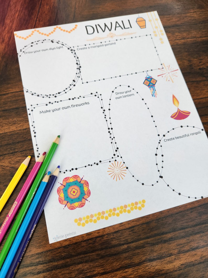 Diwali Printable Bundle / Diwali Activity / Deepavali Celebration ...
