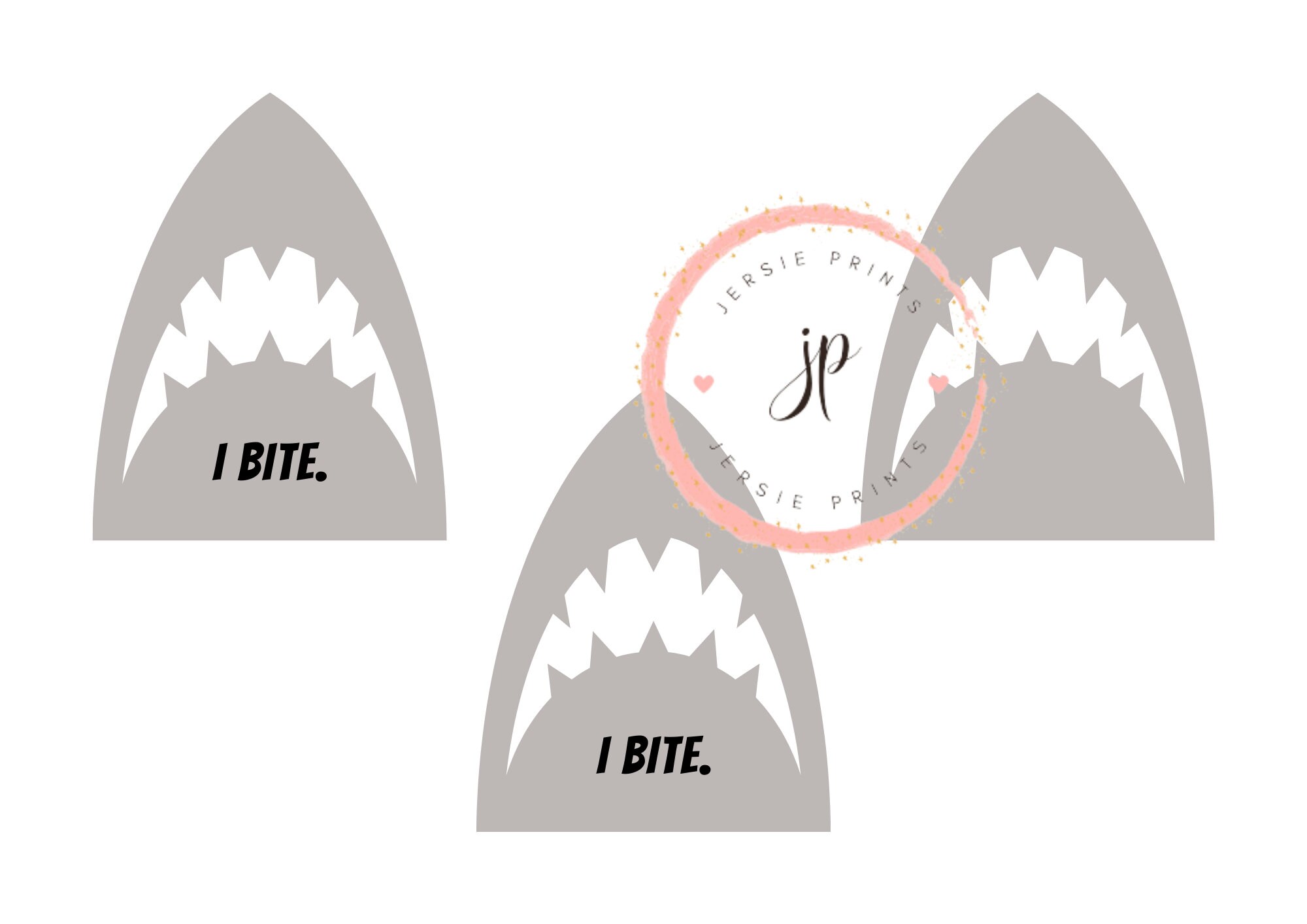 Shark Week Printable Garland: DIY Shark Party Decor (PNG Files) - Etsy