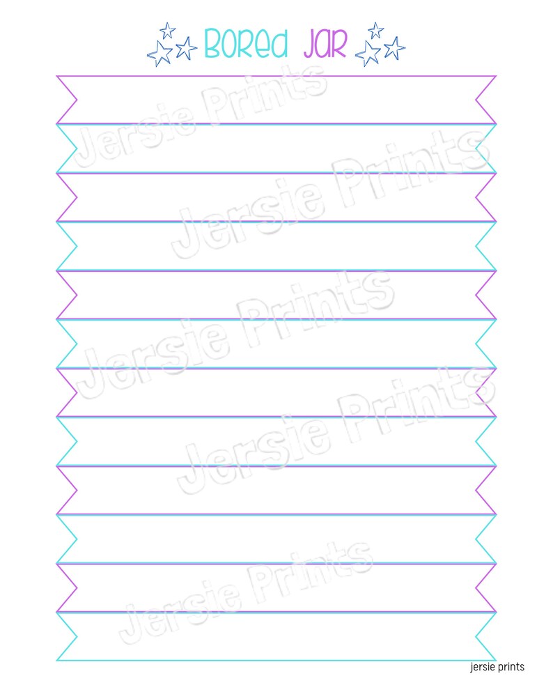 Bored Jar Printable / Kids Summer Activities / Screen Free Ideas / Kids ...