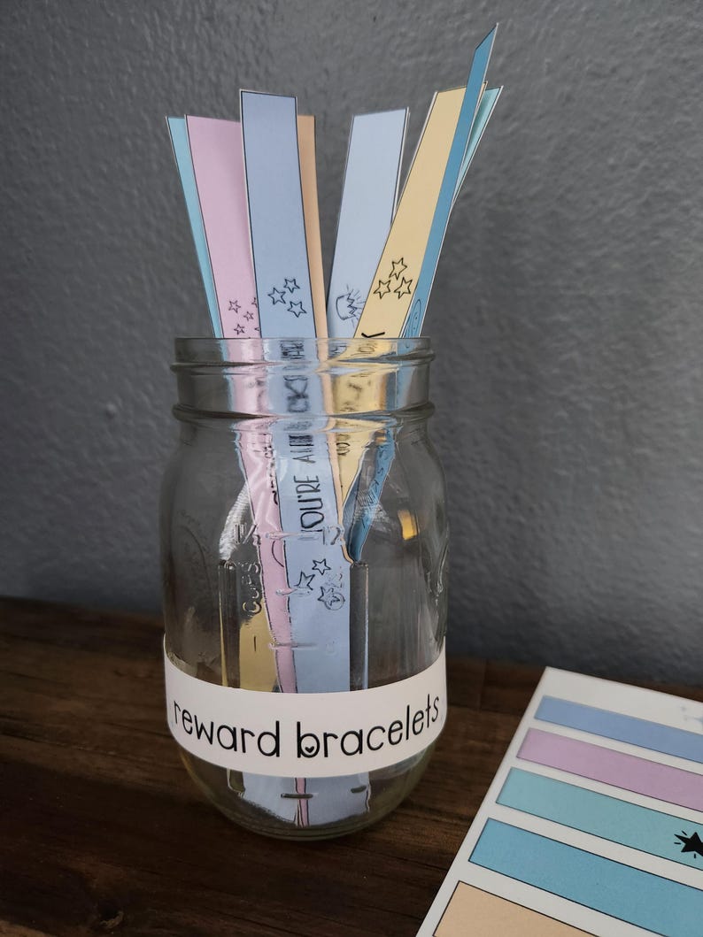 Reward Bracelets Printable / Student Awards / Praise Bracelets / Reward ...
