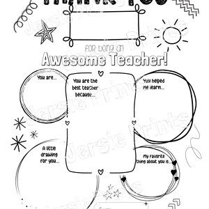 Teacher Appreciation Week Printable / End of Year Teacher Gift ...