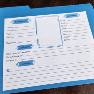 School Memory Keeper Printable: Grade School Keepsake (PDF) - Etsy
