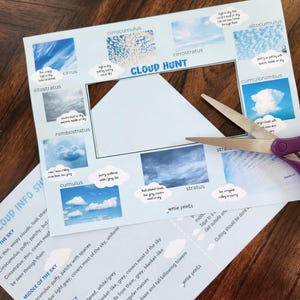 Cloud Hunt Printable / Cloud Finder / Classroom Activity / Outdoor ...