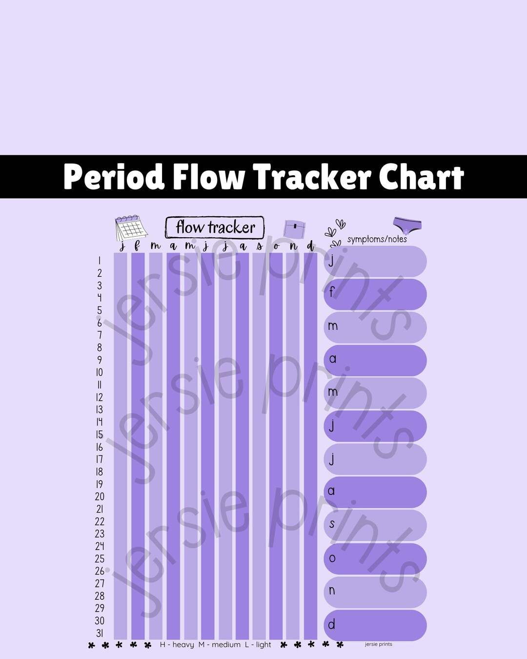 Period Flow Tracker / Period Calendar / Flow Tracker /flow Calendar ...