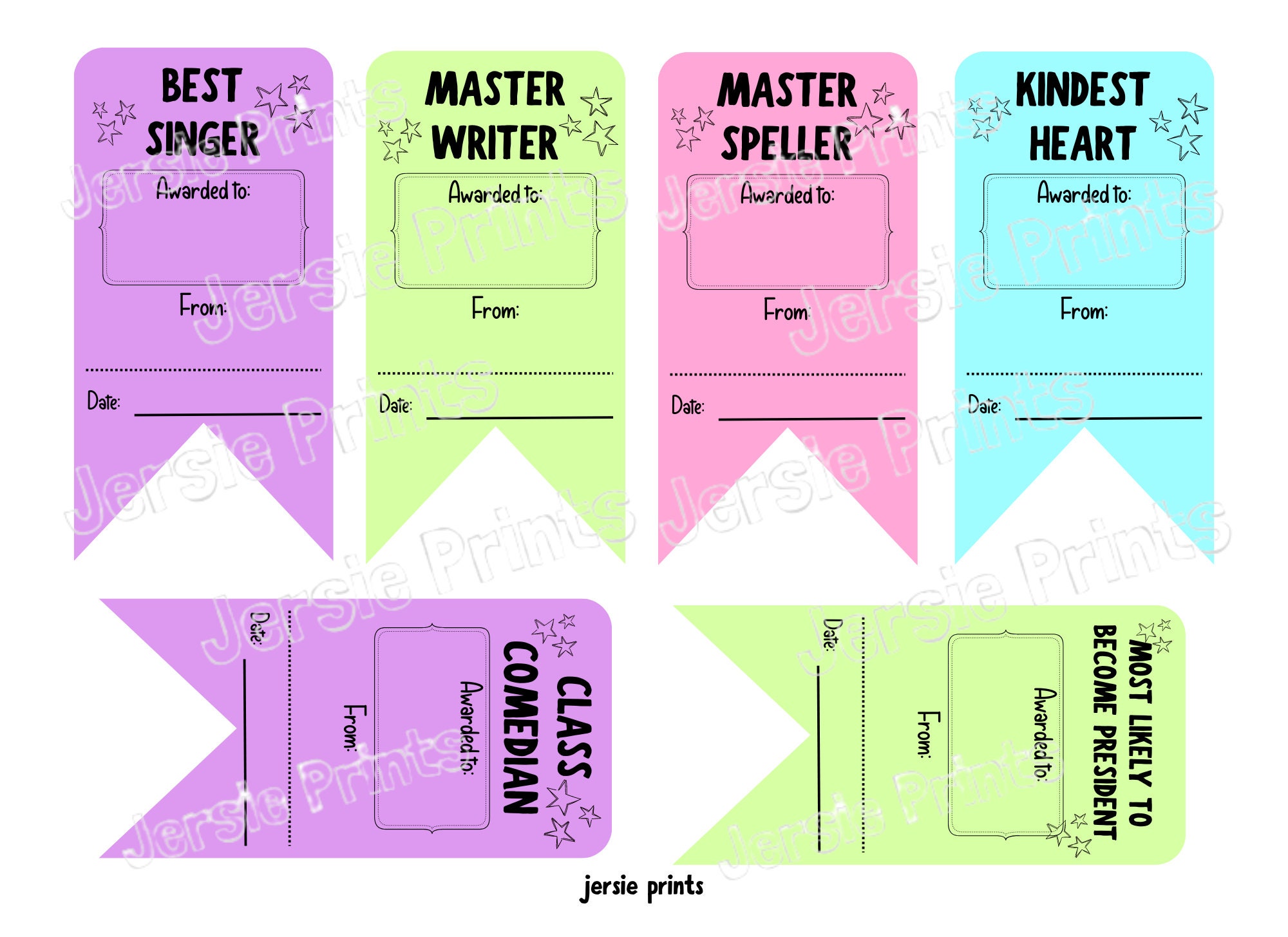 End of Year Awards / Student Awards / Reward Ribbons / End of the ...