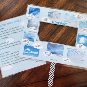 Cloud Hunt Printable / Cloud Finder / Classroom Activity / Outdoor ...