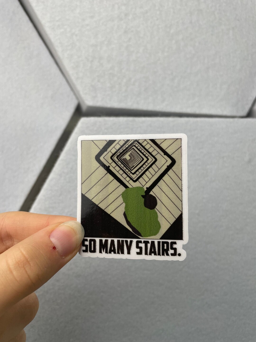 Hulk so Many Stairs Sticker Transparent Marvel - Etsy
