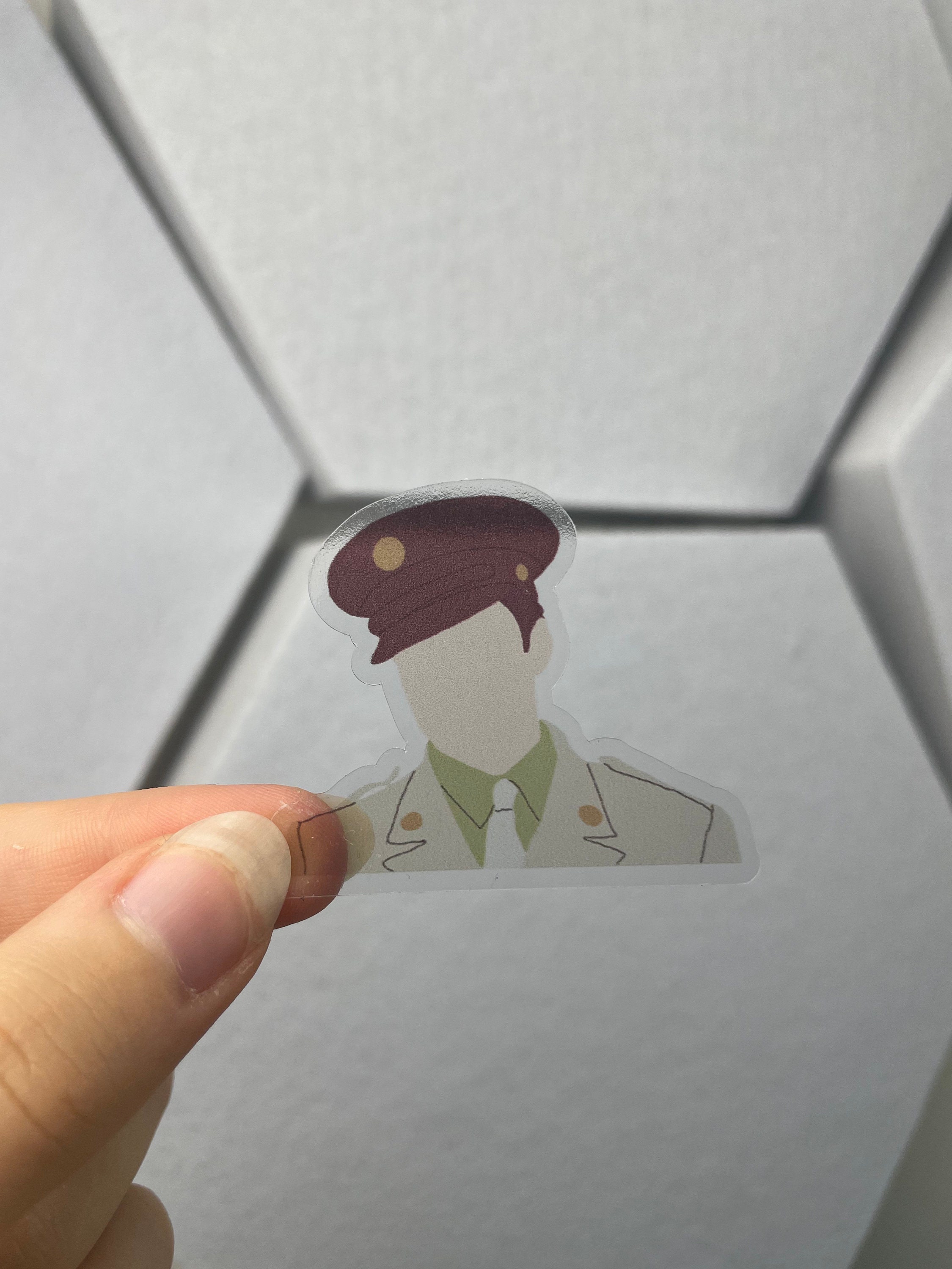 Bucky Barnes 40's Sticker Transparent Marvel - Etsy