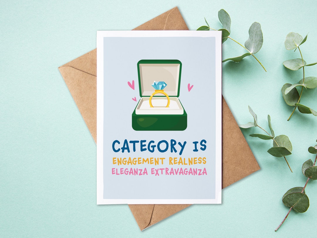 Drag Race Engagement Card LGBTQ Engagement Card Rupaul You're Engaged Congratulations Proposal ...