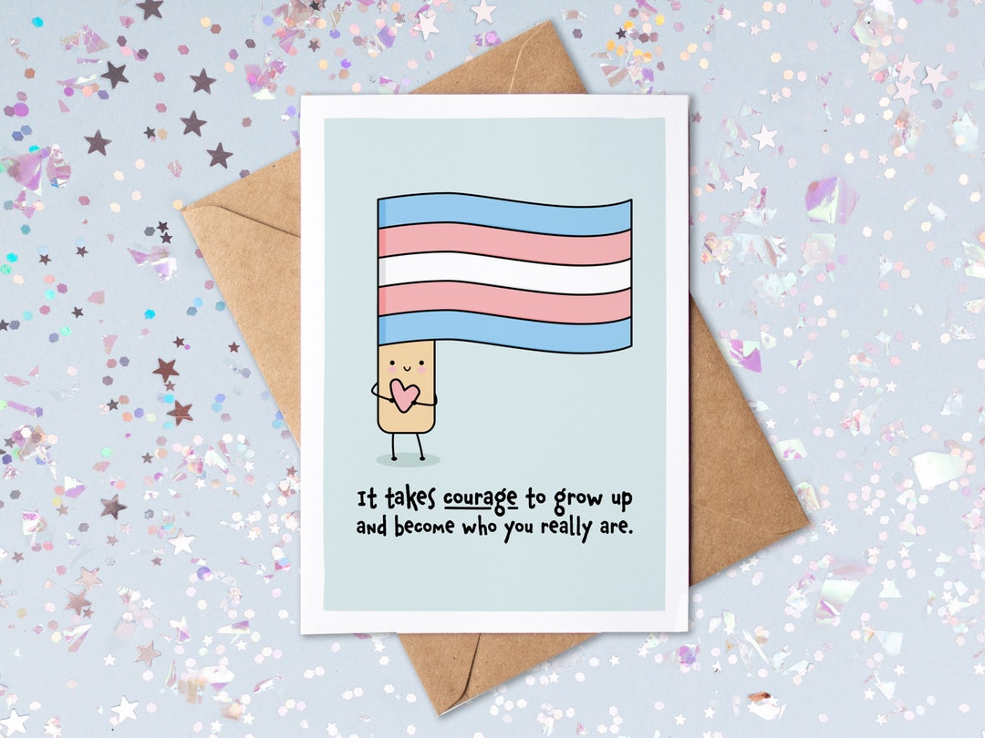 Transgender Coming Out Card | Trans Pride | Transgender Card | Trans ...
