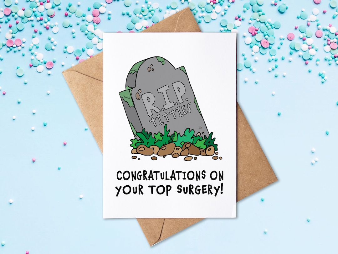 LGBTQIA Transgender Card Top Surgery Card Transformation Card ...
