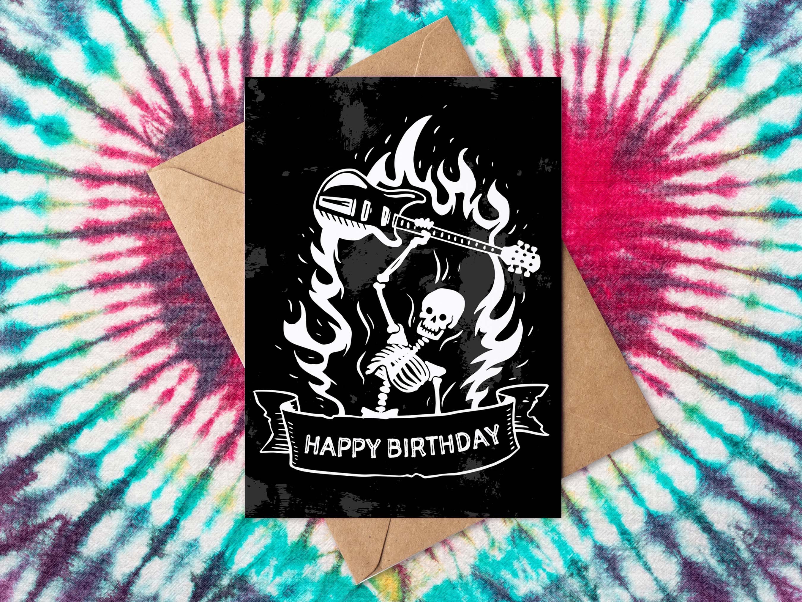 Happy Birthday Card Birthday Card Heavy Metal Birthday - Etsy UK