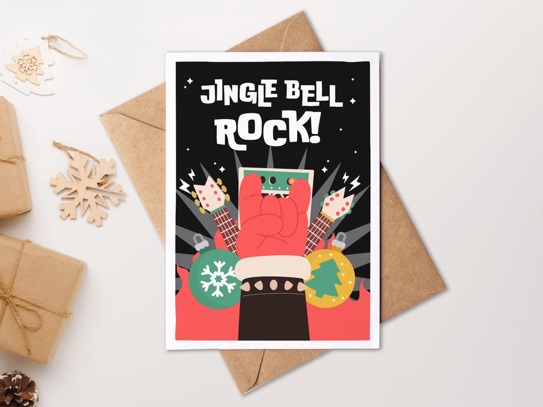 Jingle Bell Rock! | Rock Music Christmas Card | Heavy Metal Christmas ...