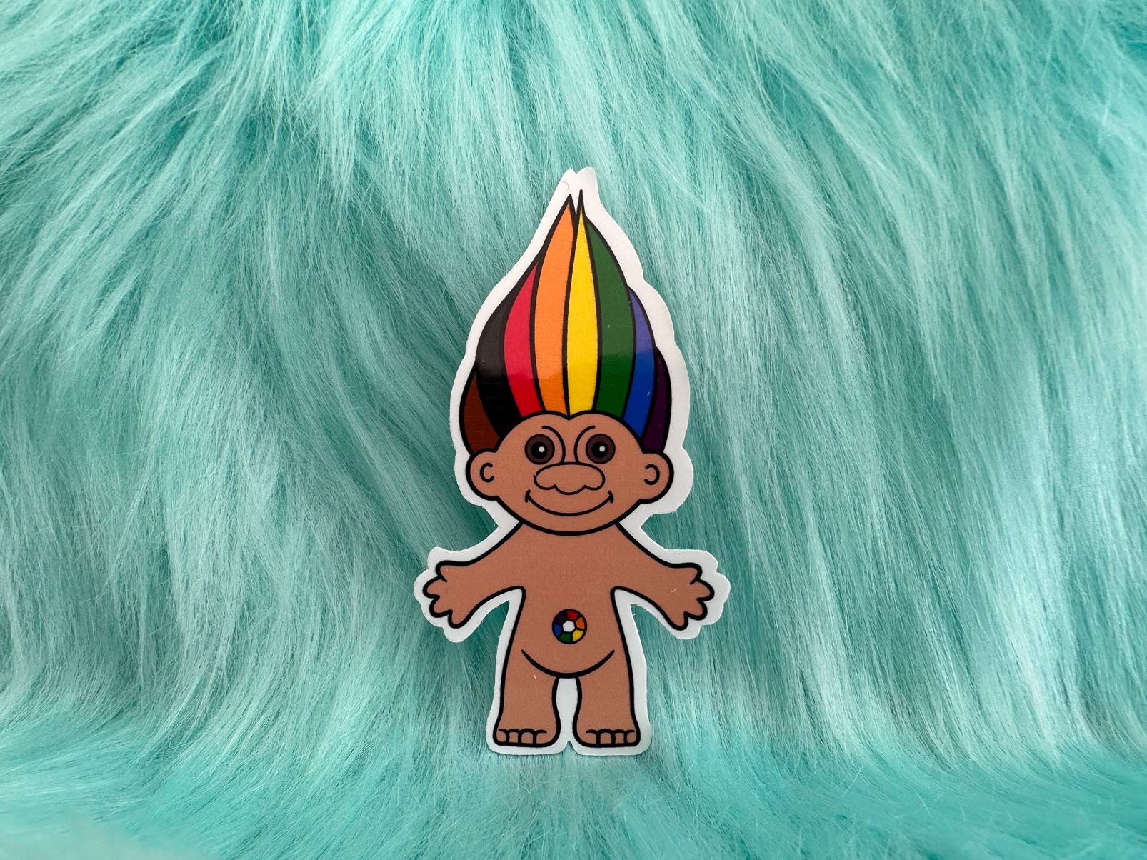 LGBTQIA Sticker Pride Flag Stickers Troll Doll Stickers - Etsy UK