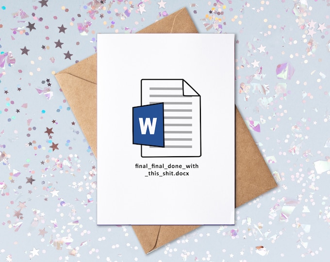 Completing Dissertation Card Phd Card Masters Card Well Done Card ...