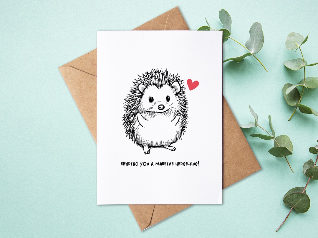 Sending You A Massive Hedge-hug Hedge Hog Thinking of You Sending Love ...