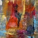 Reflection Abstract Painting, : Reflection Poster, Peaceful Artwork ...