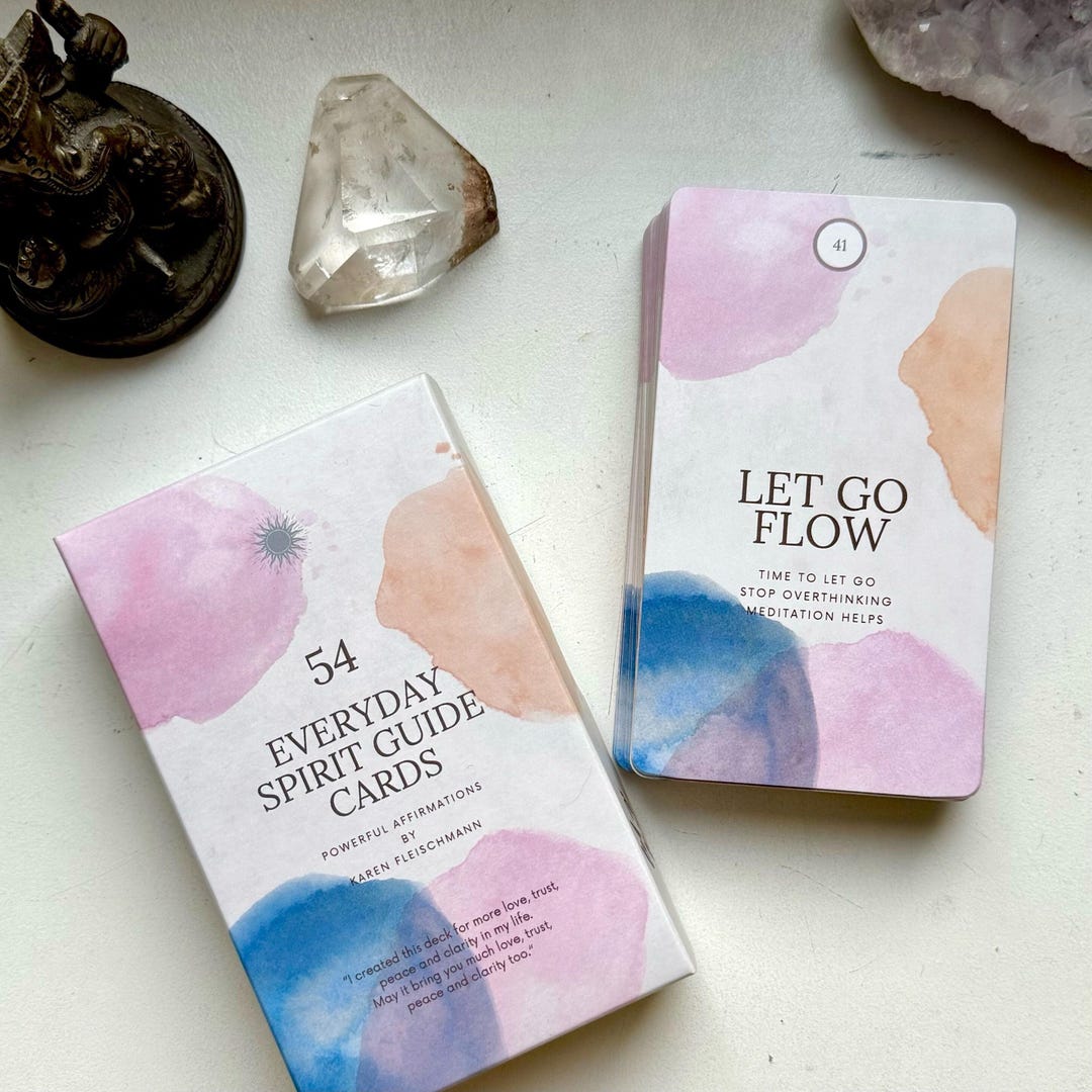 54 Everyday Spirit Guide Cards: Affirmation Cards - Oracle Deck for ...