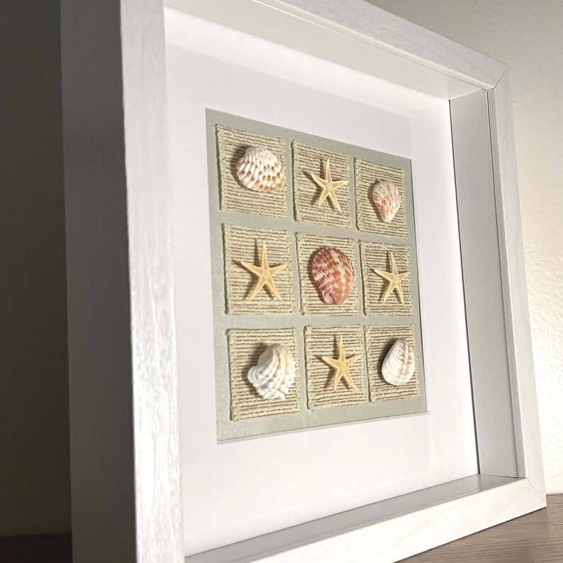 Sea Stars, Florida Seashells, White Shadow Box Frame, Coastal Decor - Etsy