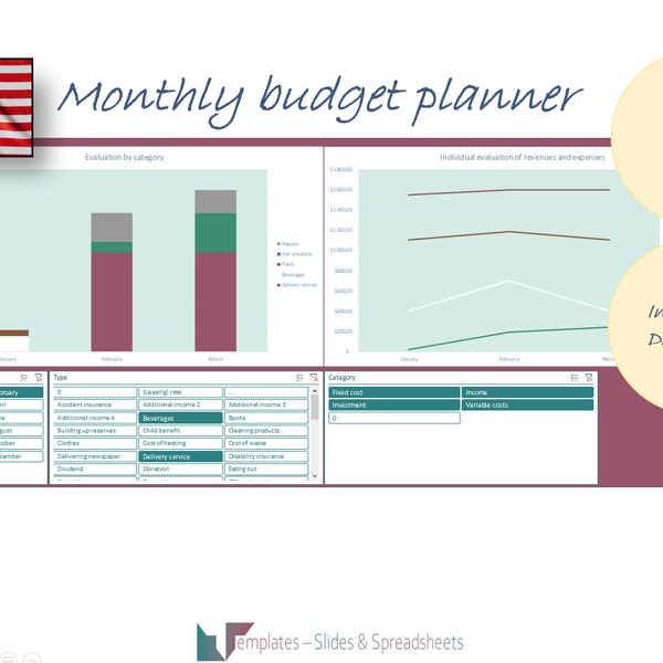 Excel Interactive Dashboard - Etsy