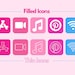 App Icon Set "barbie Aesthetic", 2,000+ Icons With Bonus Wallpapers and ...