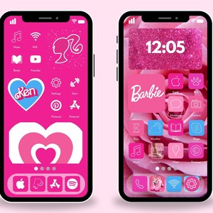 App Icon Set "barbie Aesthetic", 2,000+ Icons With Bonus Wallpapers and ...