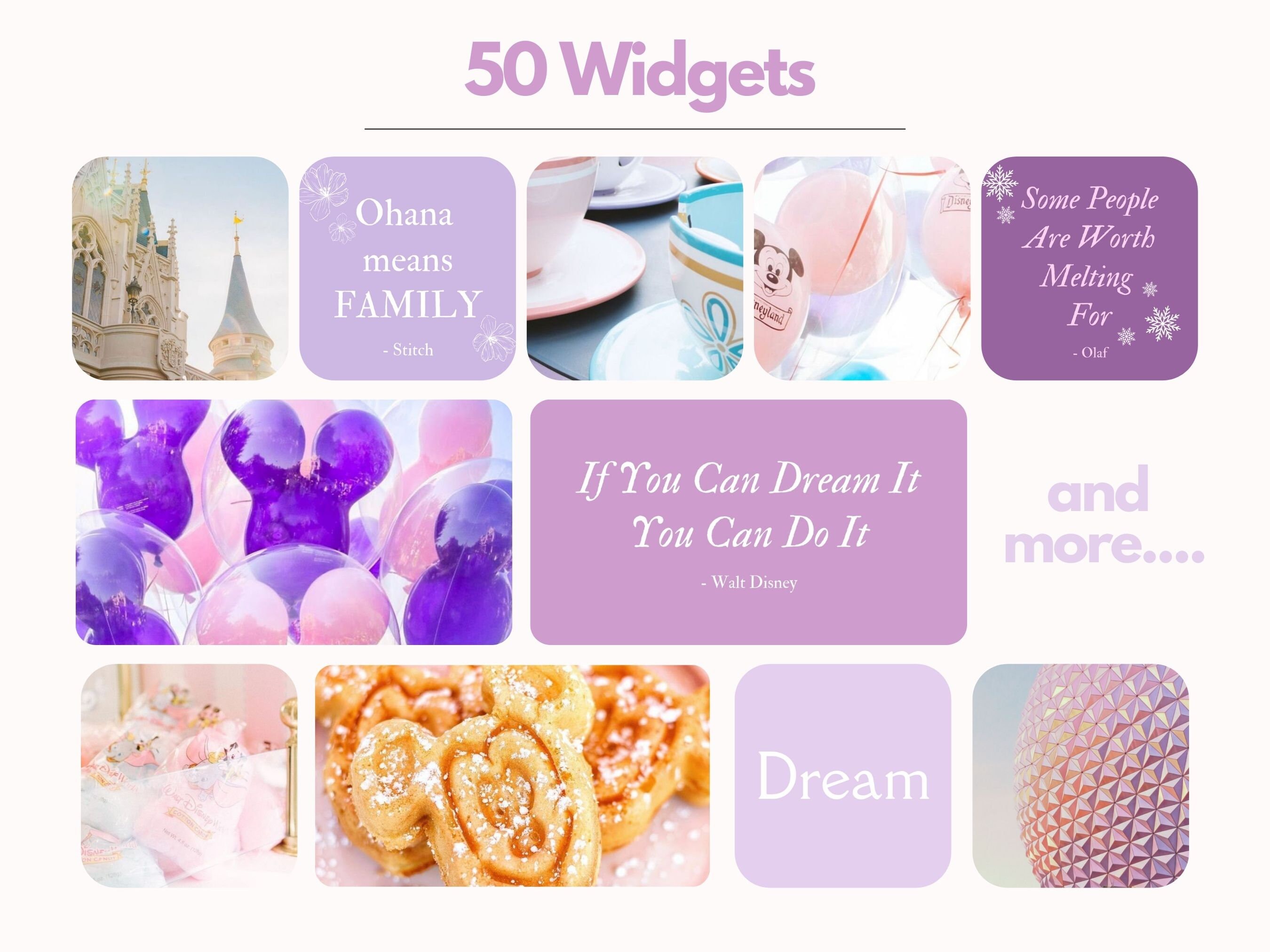 Ios 14 Purple Theme Park App Icons, 2000 Icons With Bonus Wallpapers ...